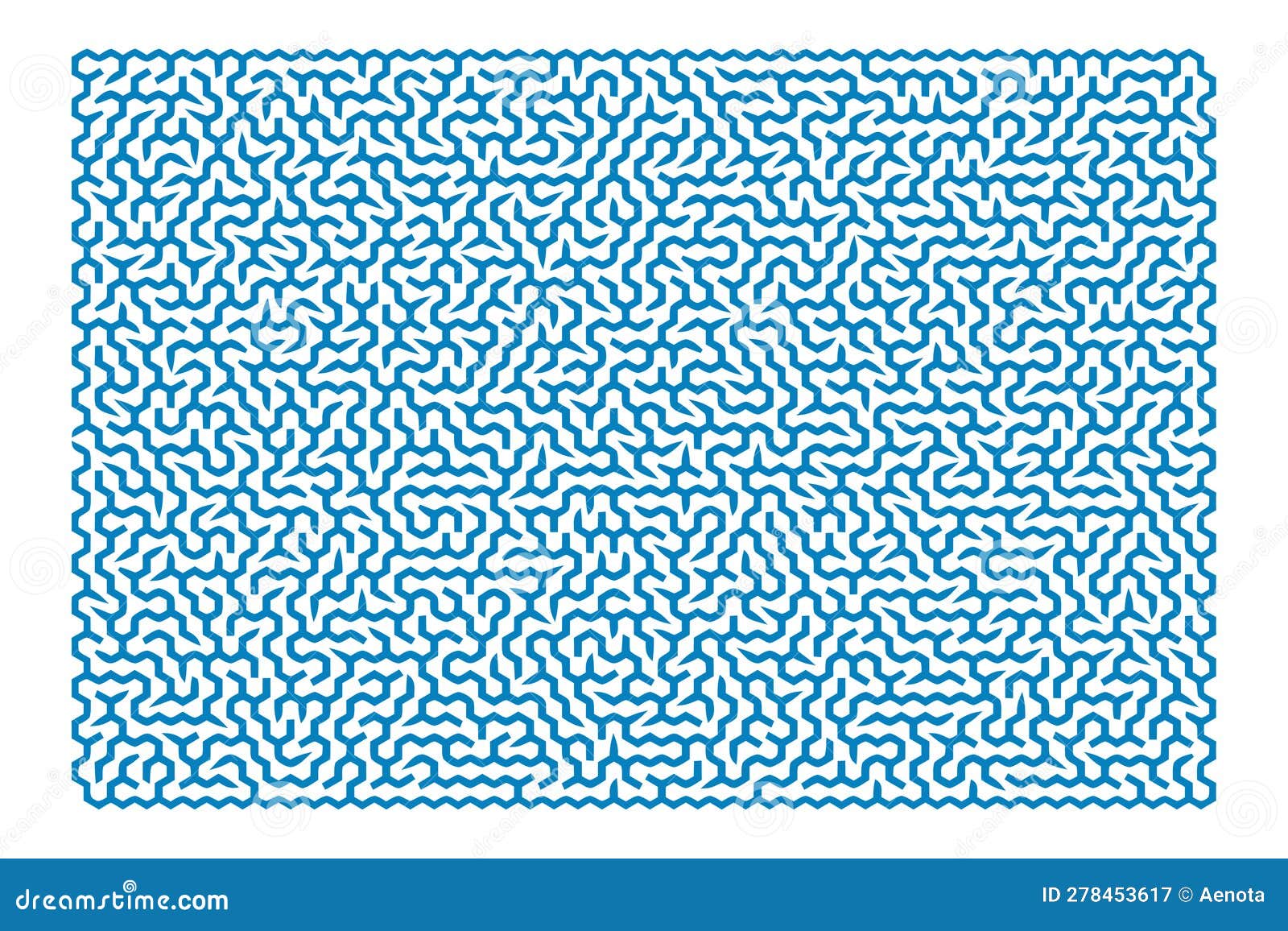 Difficult Vector Maze stock vector. Illustration of childish - 278453617