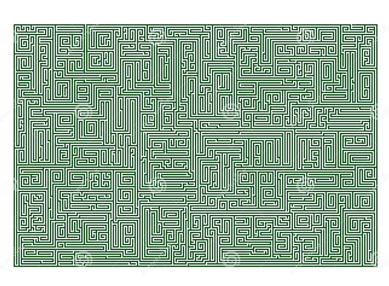 Difficult Vector Maze for Children Stock Vector - Illustration of mind ...
