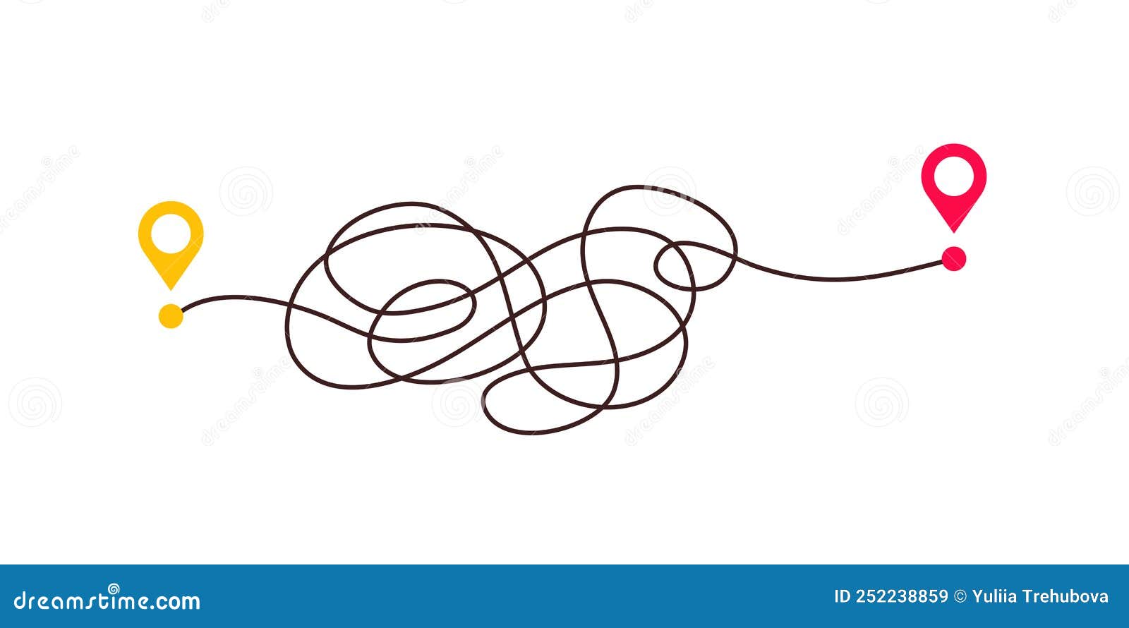 Difficult Way, Chaos Path from Point a To B. Complex Chaos Simplifying ... Difficult Way, Chaos Path from Point a To B. Complex Chaos Simplifying ...