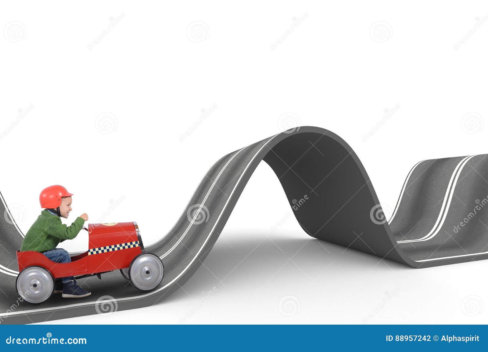 Difficult Way . 3D Rendering Stock Photo - Image of complexity ...