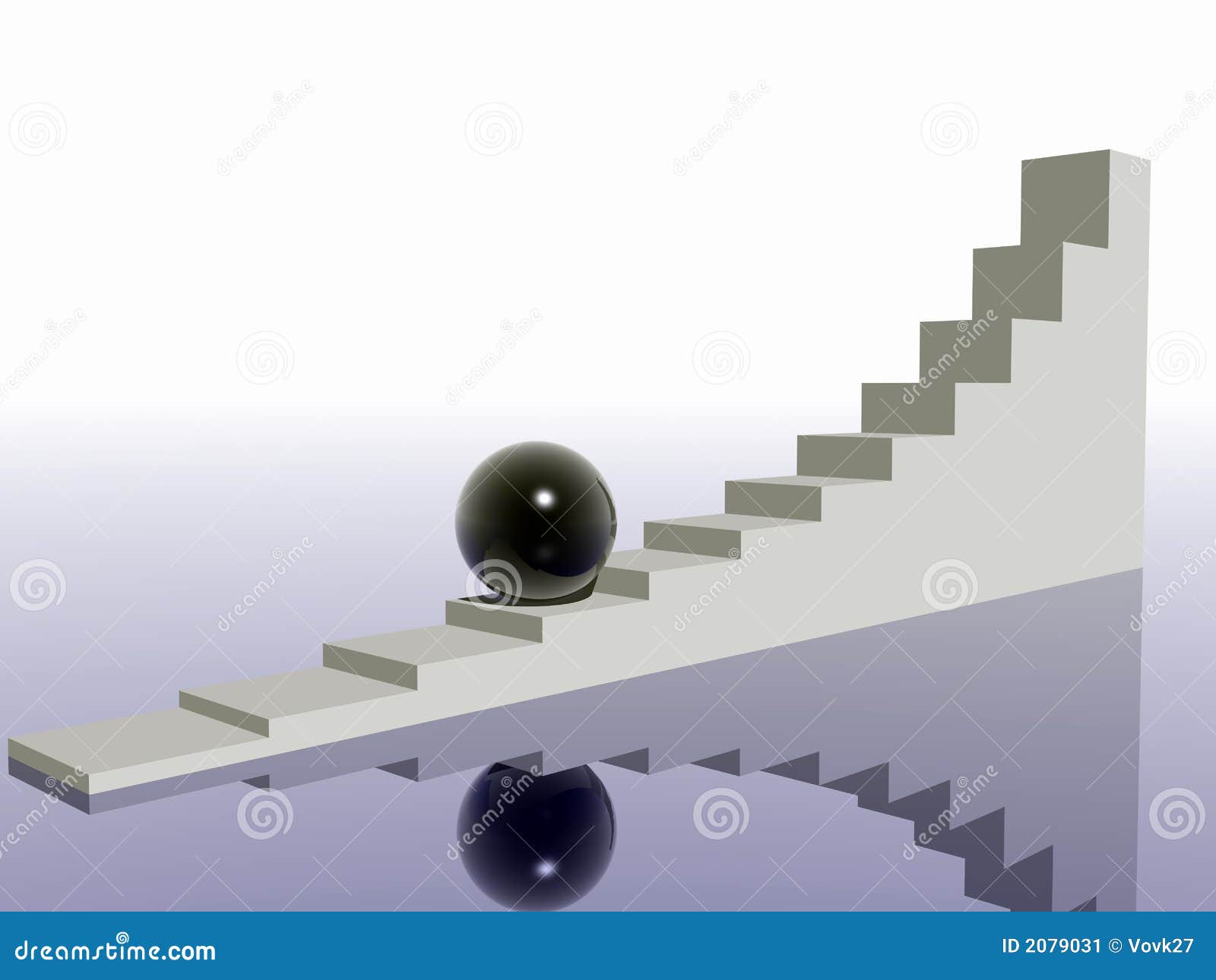 Difficult way upward. stock illustration. Illustration of light - 2079031