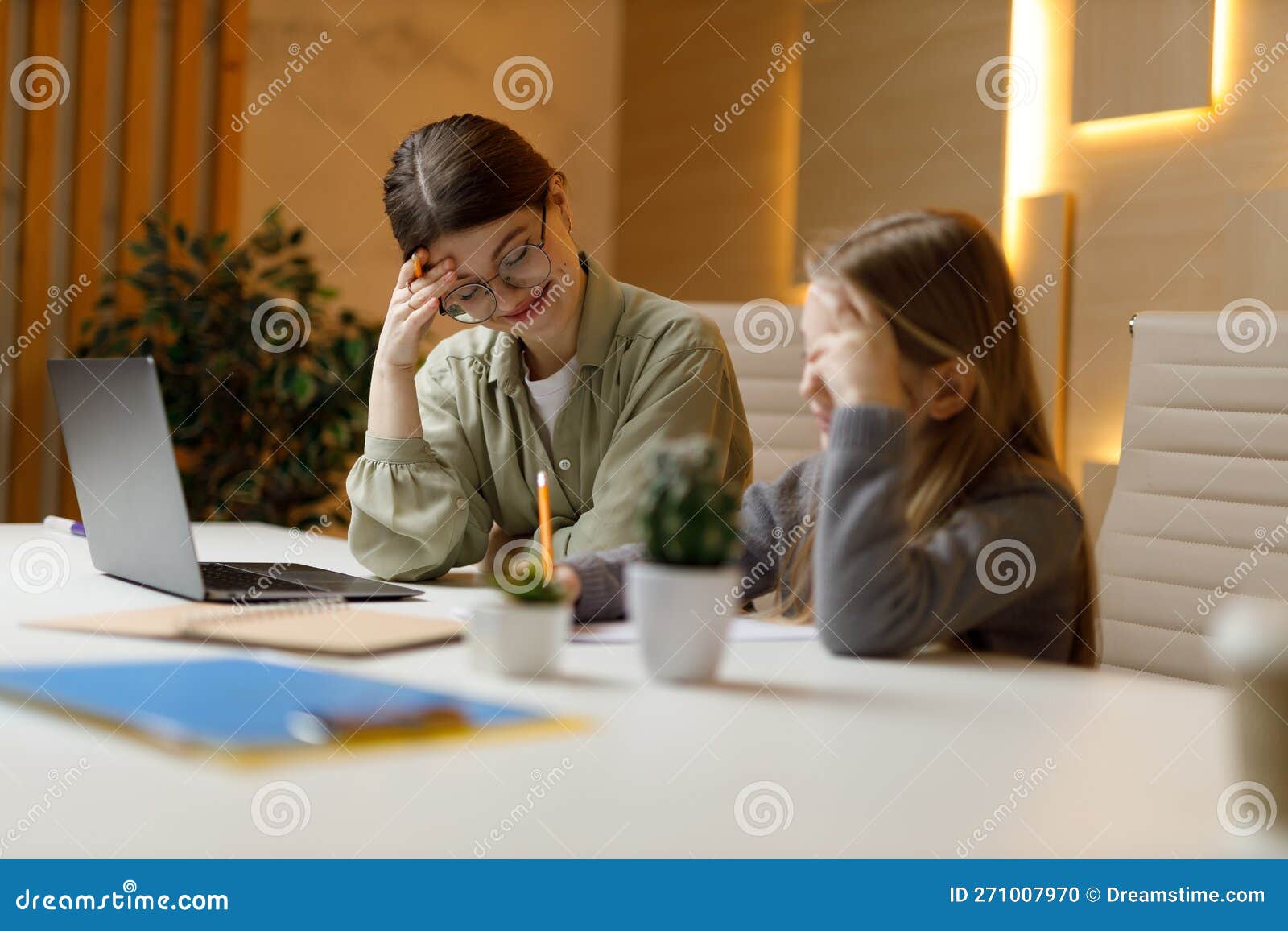 Difficulties in Learning, a Young Teacher and a Student at the Table ...