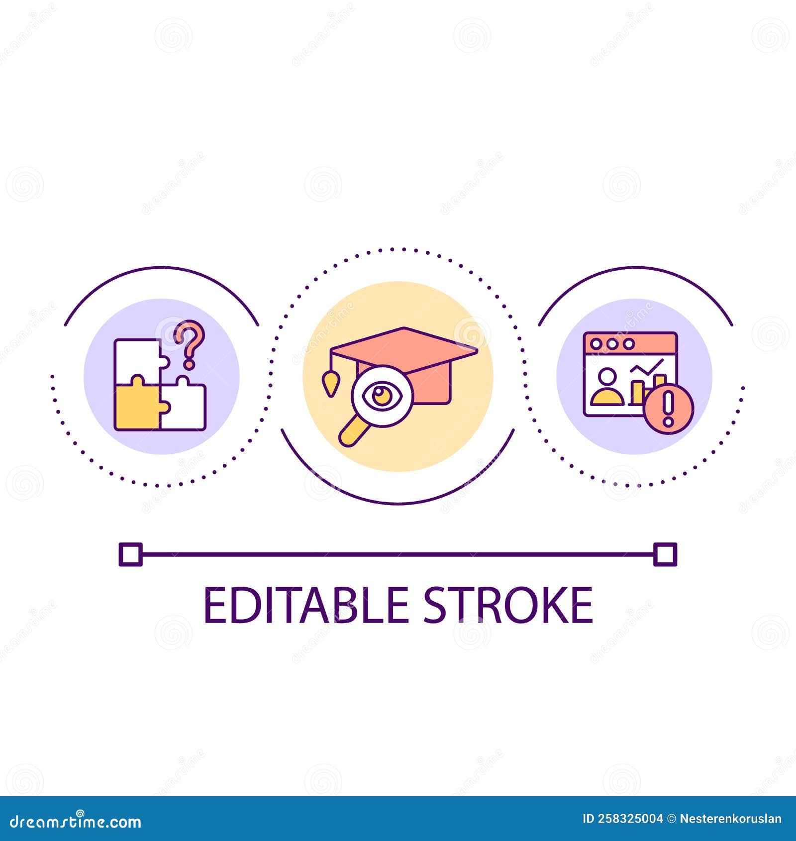 Difficulties with Performance Management Loop Concept Icon Stock Vector ... Difficulties with Performance Management Loop Concept Icon Stock Vector ...