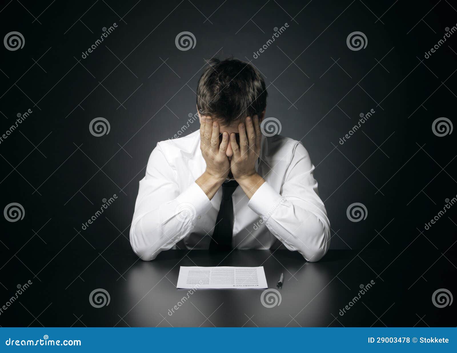 Difficulties at work stock photo. Image of working, depressed - 29003478