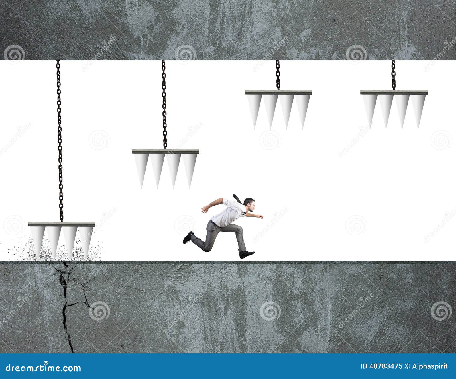 Difficulty stock image. Image of businessman, spine, concept - 40783475