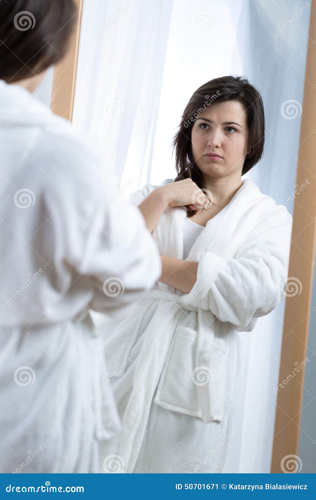 Diffident woman stock image. Image of lonely, color, belief - 50701671