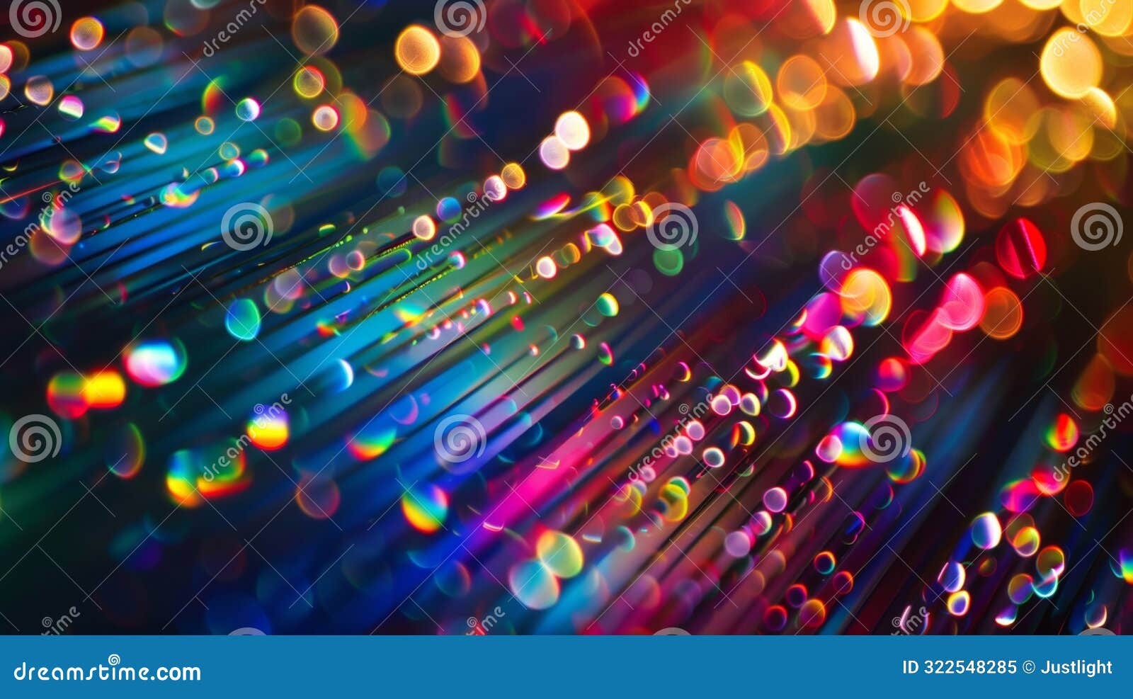 A Diffraction Grating Dispersing Photons into a Beautiful Array of ...