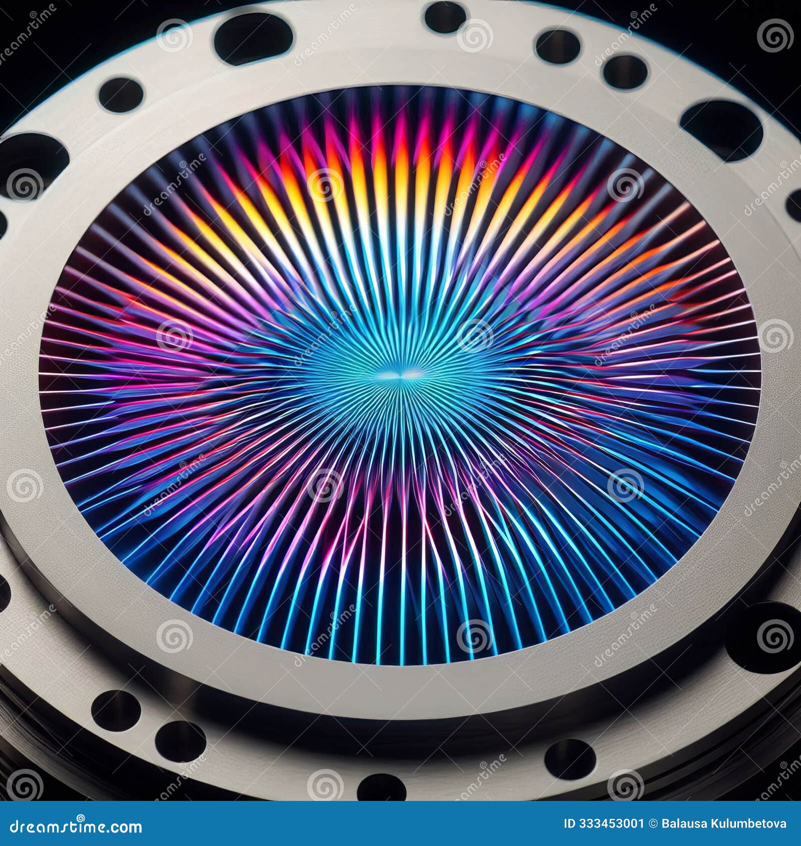 Diffraction Grating an Optical Component with Multipl Stock Image ...