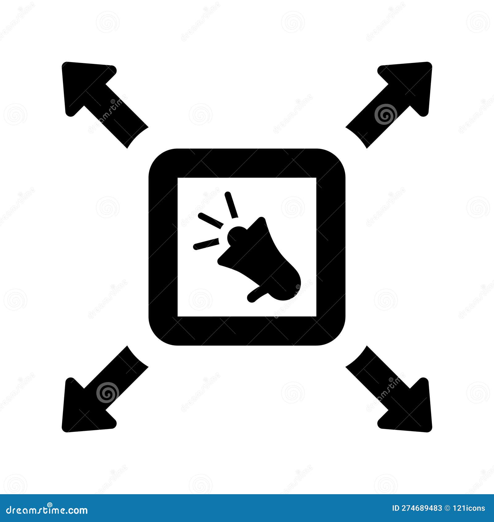 Diffuse, Disseminate, Expandable Icon Stock Photo | CartoonDealer.com ...