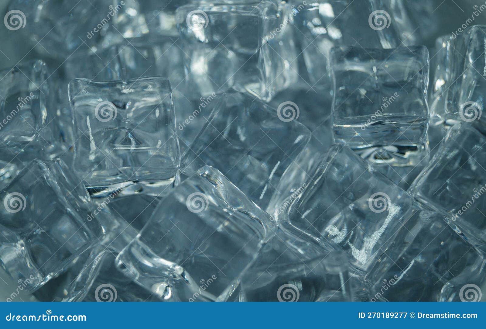 Coloured ice cubes stock image. Image of crystal, cool - 270189277