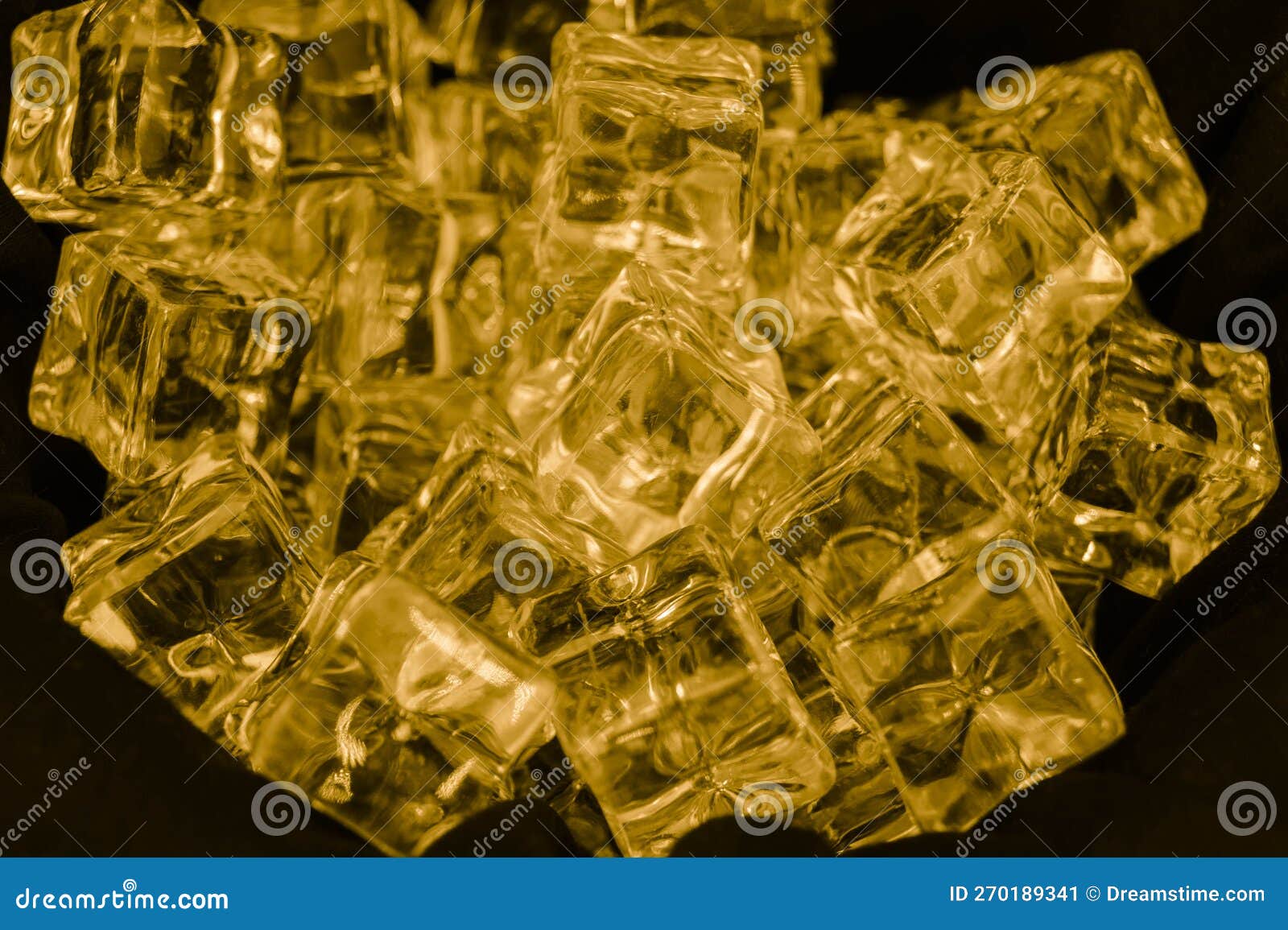 Coloured ice cubes stock image. Image of fresh, freshness - 270189341