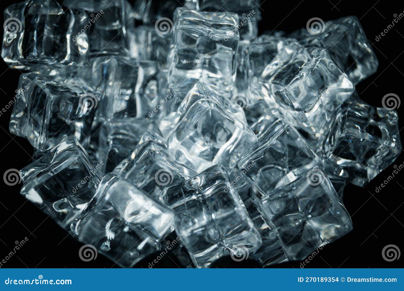 Coloured ice cubes stock photo. Image of arctic, material - 270189354