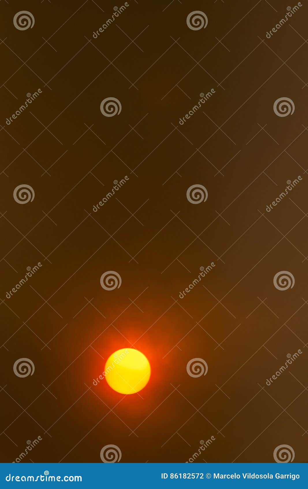 Diffuse sun stock photo. Image of orange, fire, dramatic - 86182572