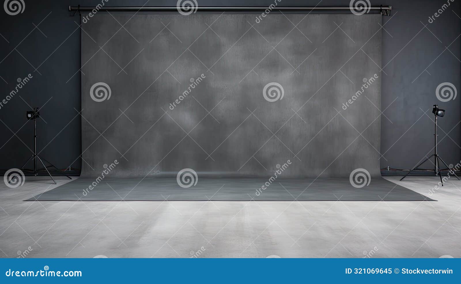 Diffused Dark Gray Studio Background Stock Illustration - Illustration ...