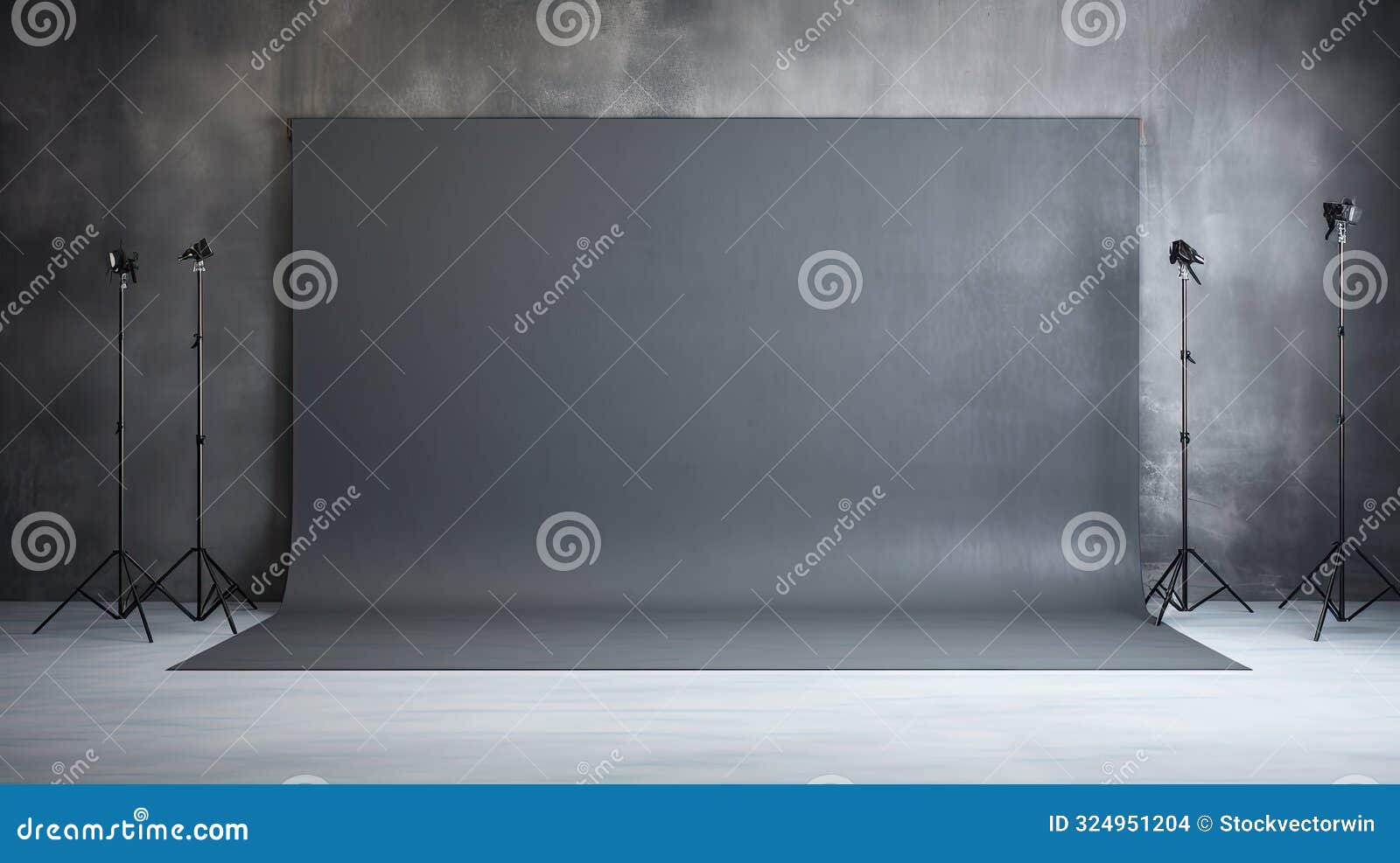 Diffused Dark Gray Studio Background Stock Illustration - Illustration ...