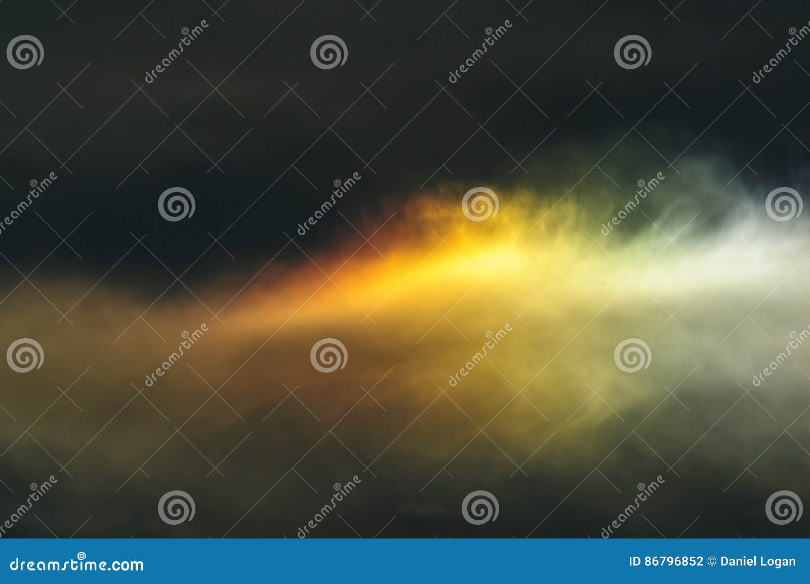 Diffused rainbow clouds stock photo. Image of space, diffuse - 86796852
