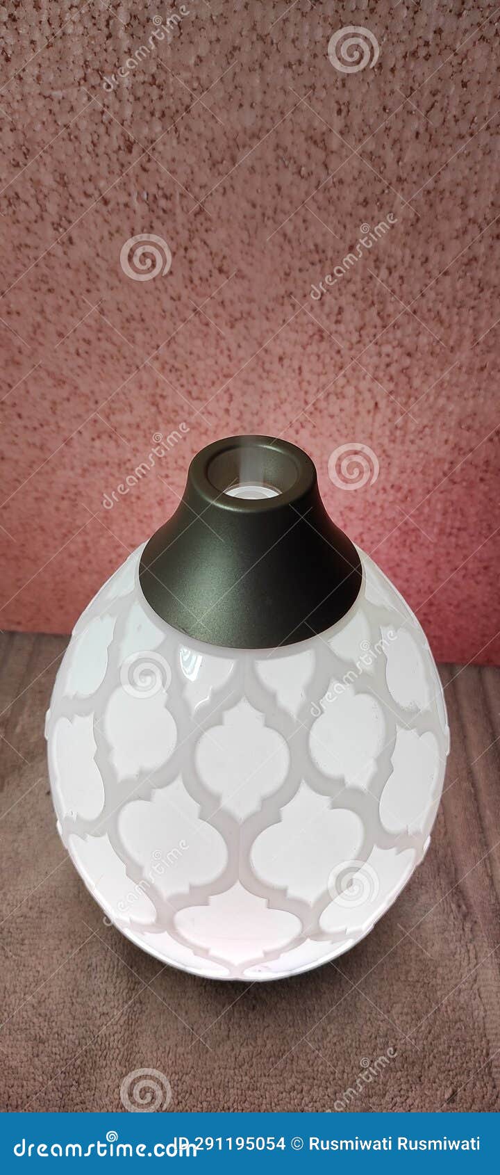 Diffuser with Aroma Therapy that is Emitting Smoke Stock Photo - Image ...