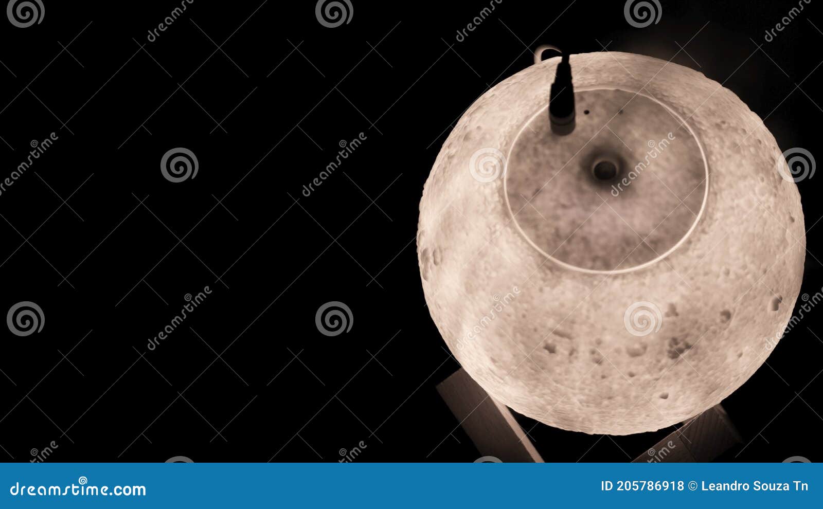 Diffuser for Essential Oils Diffusing Steam on Black Background. Stock ...