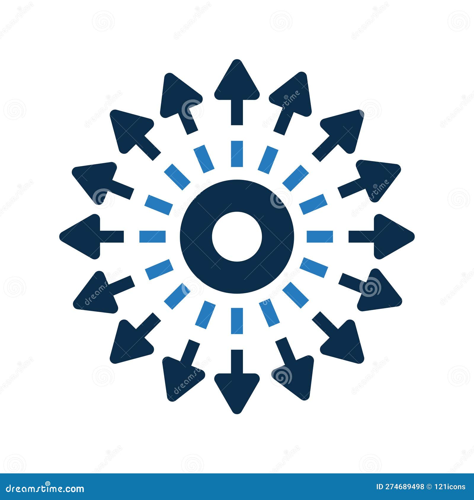 Diffuse, Disseminate, Expandable Icon Stock Image | CartoonDealer.com ...