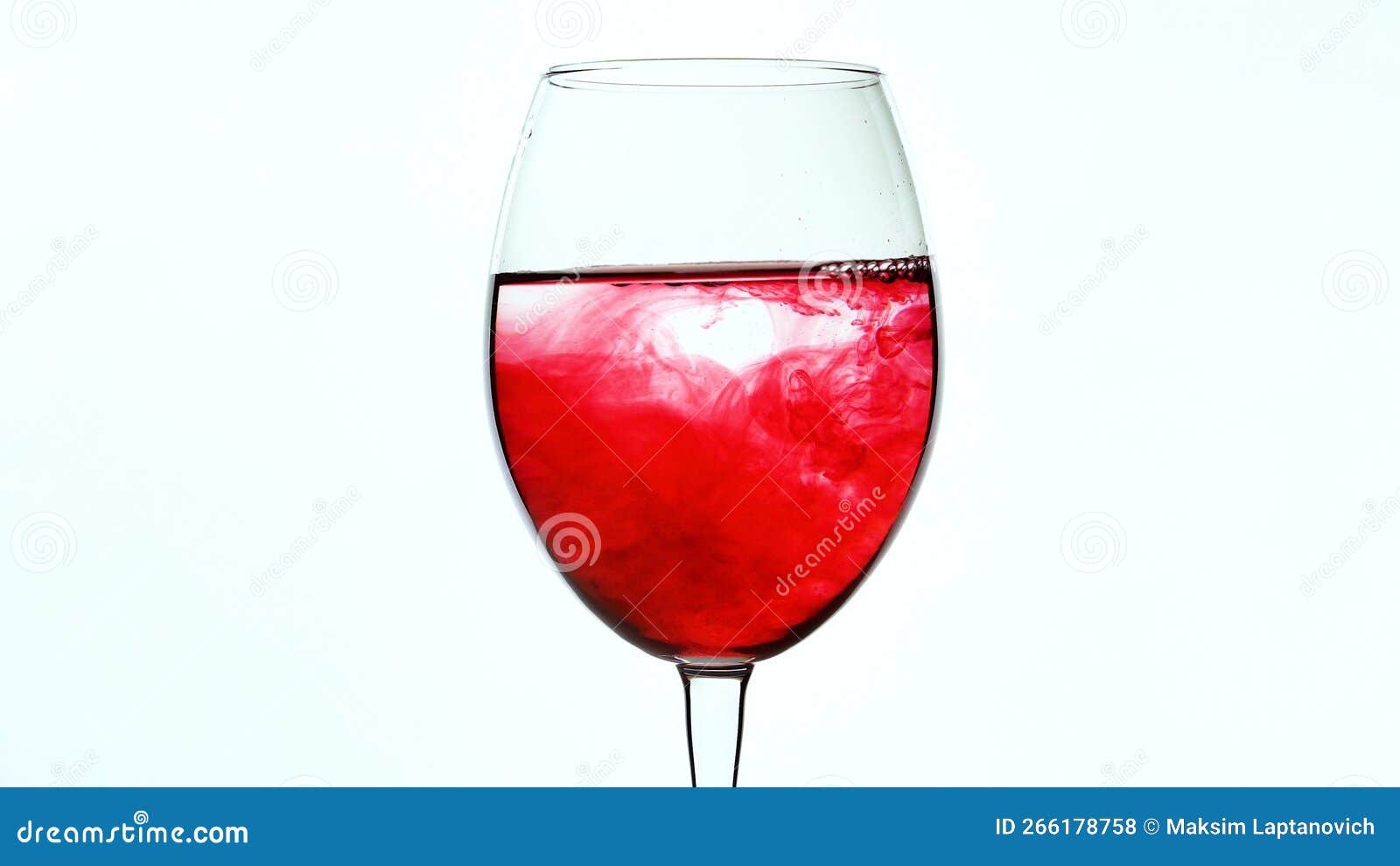 Diffusion Effect in a Glass of Red Wine Stock Photo - Image of colorful ...