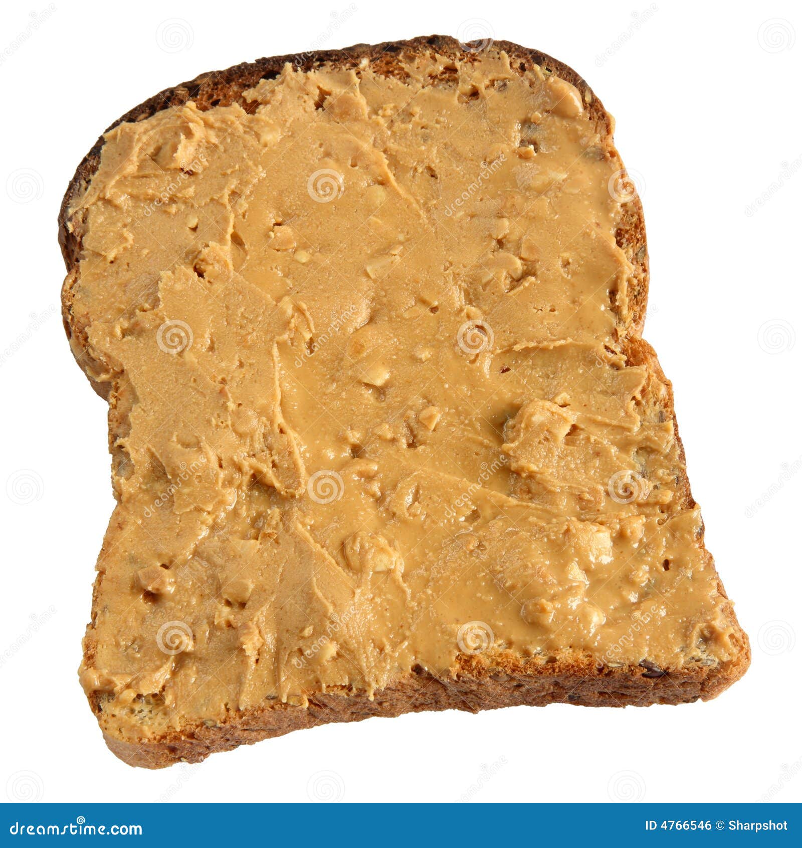 Diffusione Del Burro Di Arachide. Fotografia Stock - Immagine di ...