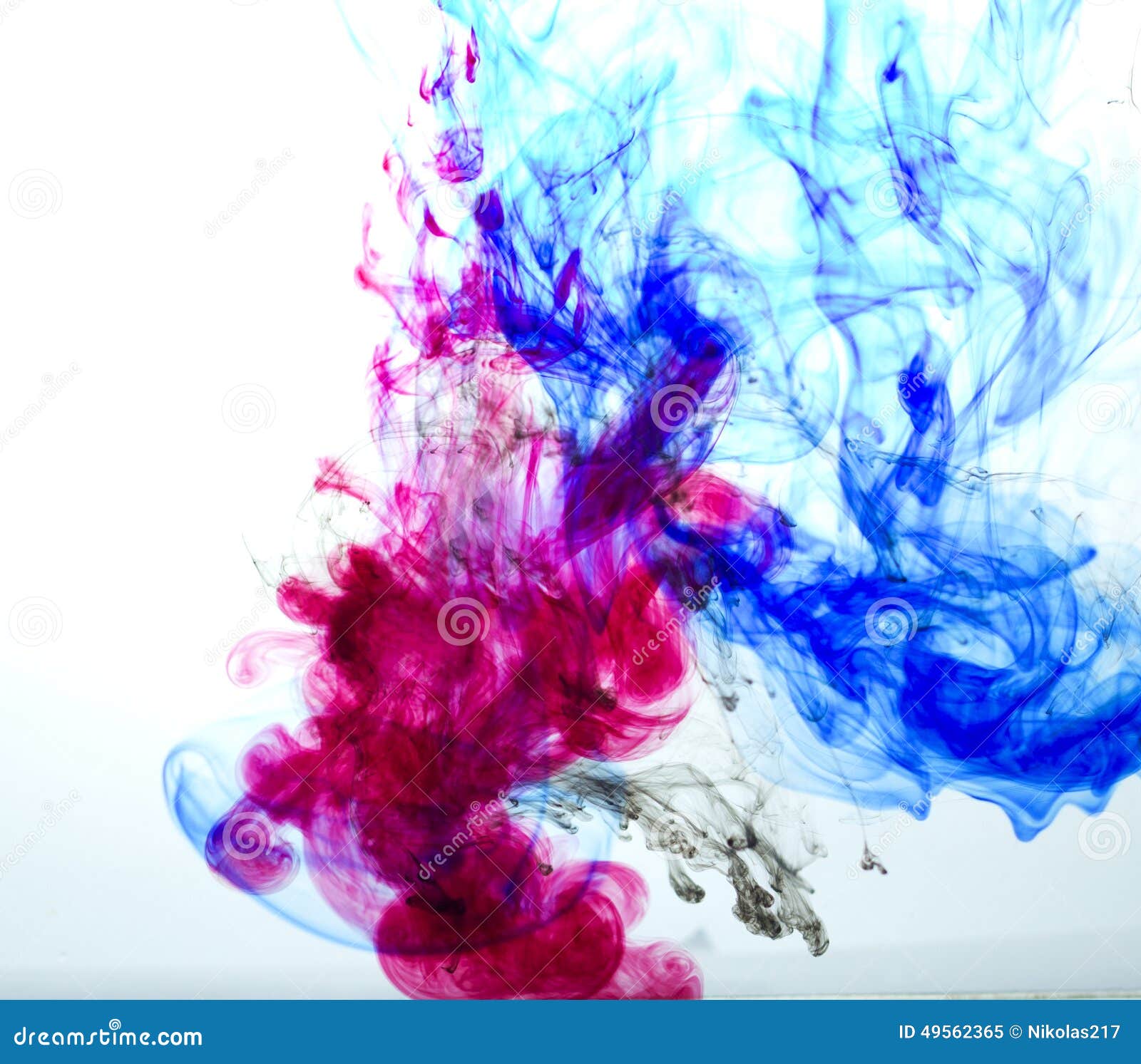 Diffusione di inchiostro immagine stock. Immagine di galleggiante ...