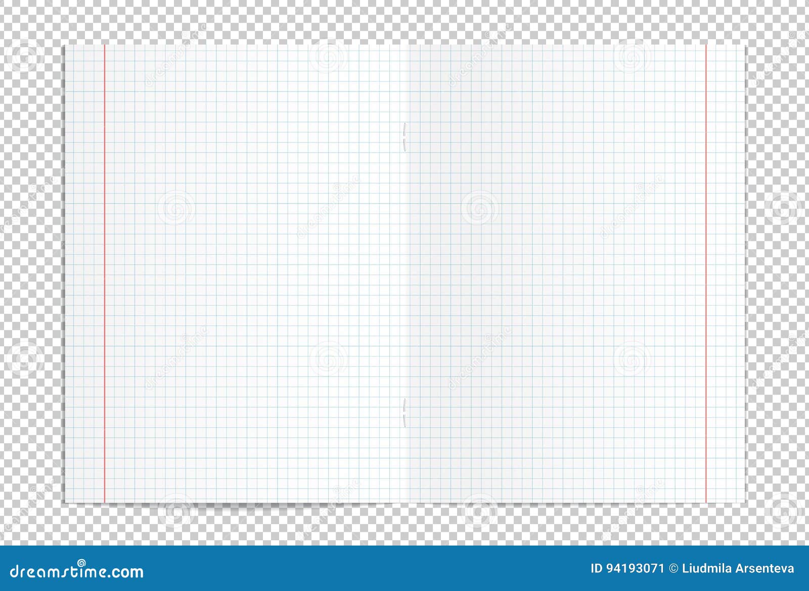 Diffusione Realistica Del Libro Di Righe Di Testo Dello Spazio in ...