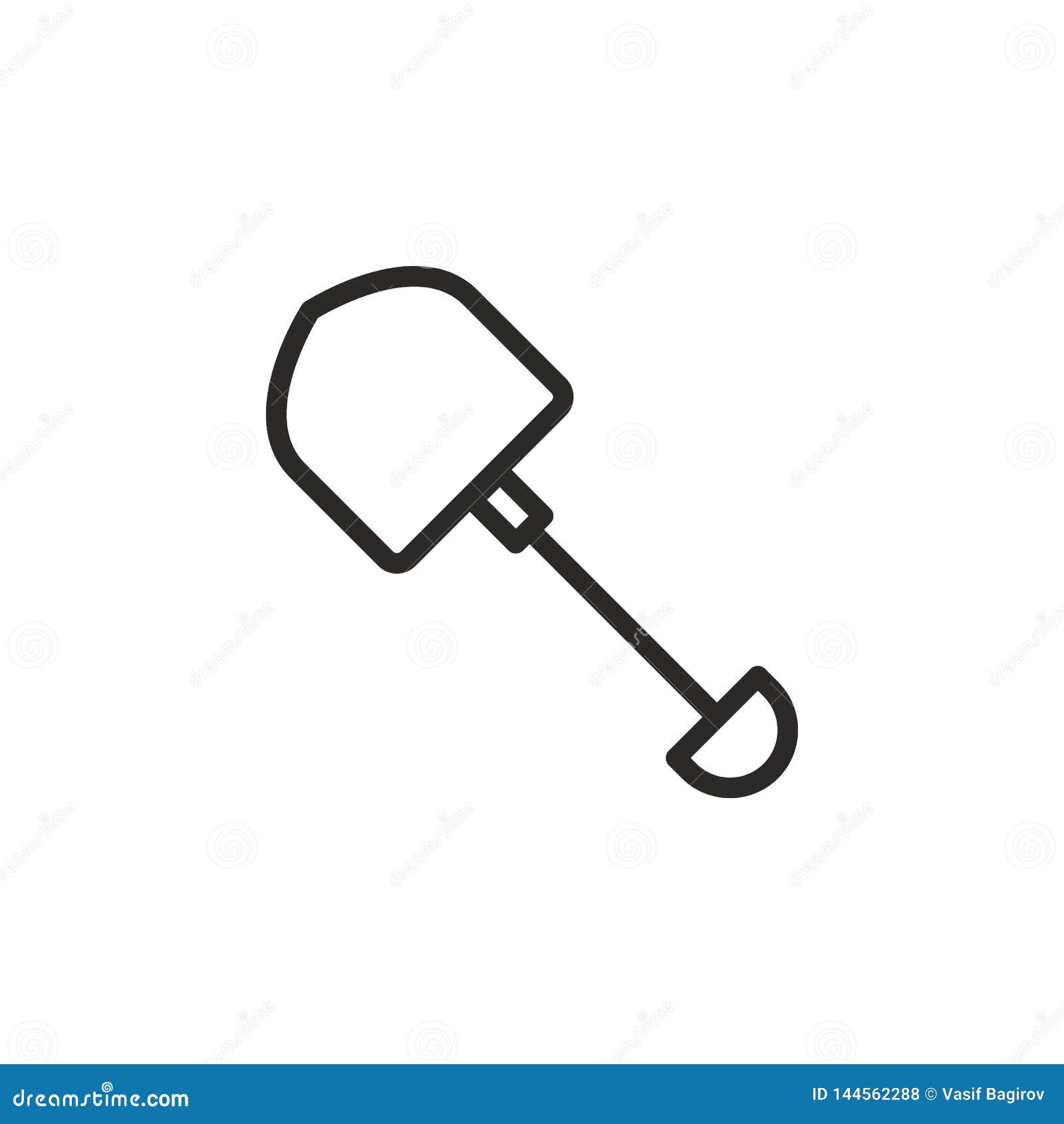 Dig Shovel Vector Icon Element Of Design Tool For Mobile Concept And Web Apps Vector Stock