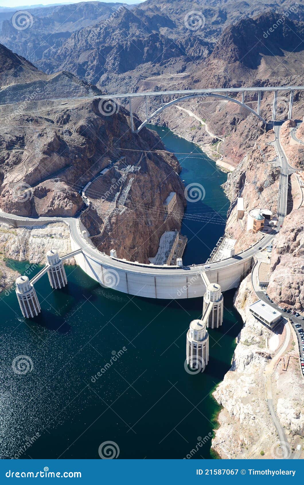 Diga di Hoover immagine stock. Immagine di mare, potenza - 21587067