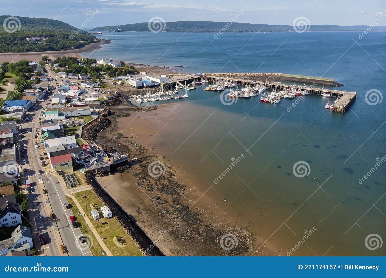 Digby Harbour, Nova Scotia stock image. Image of nova - 221174157