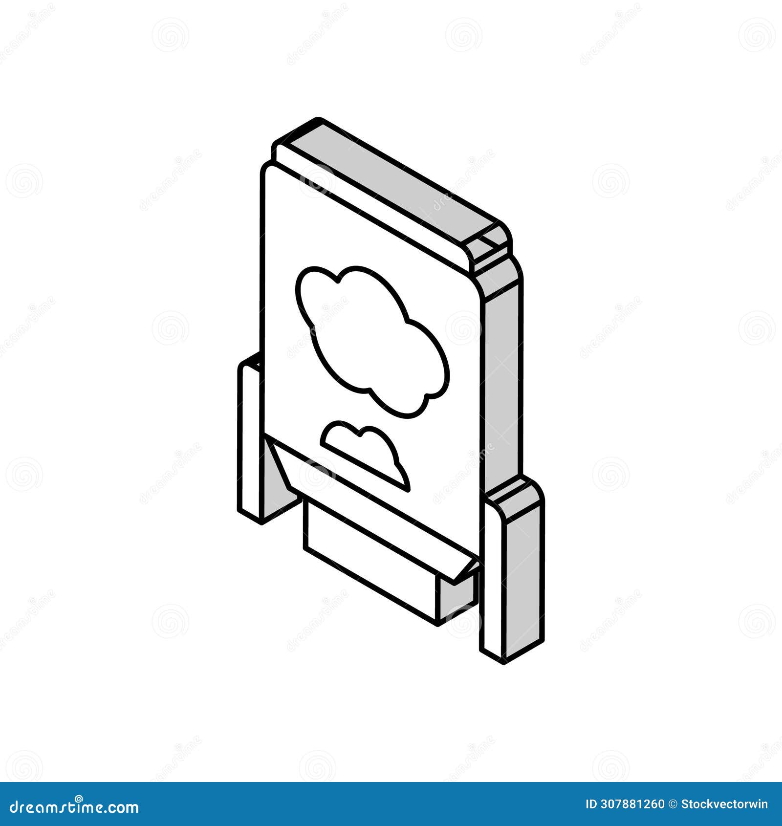 Digester System Isometric Icon Vector Illustration Stock Vector ...