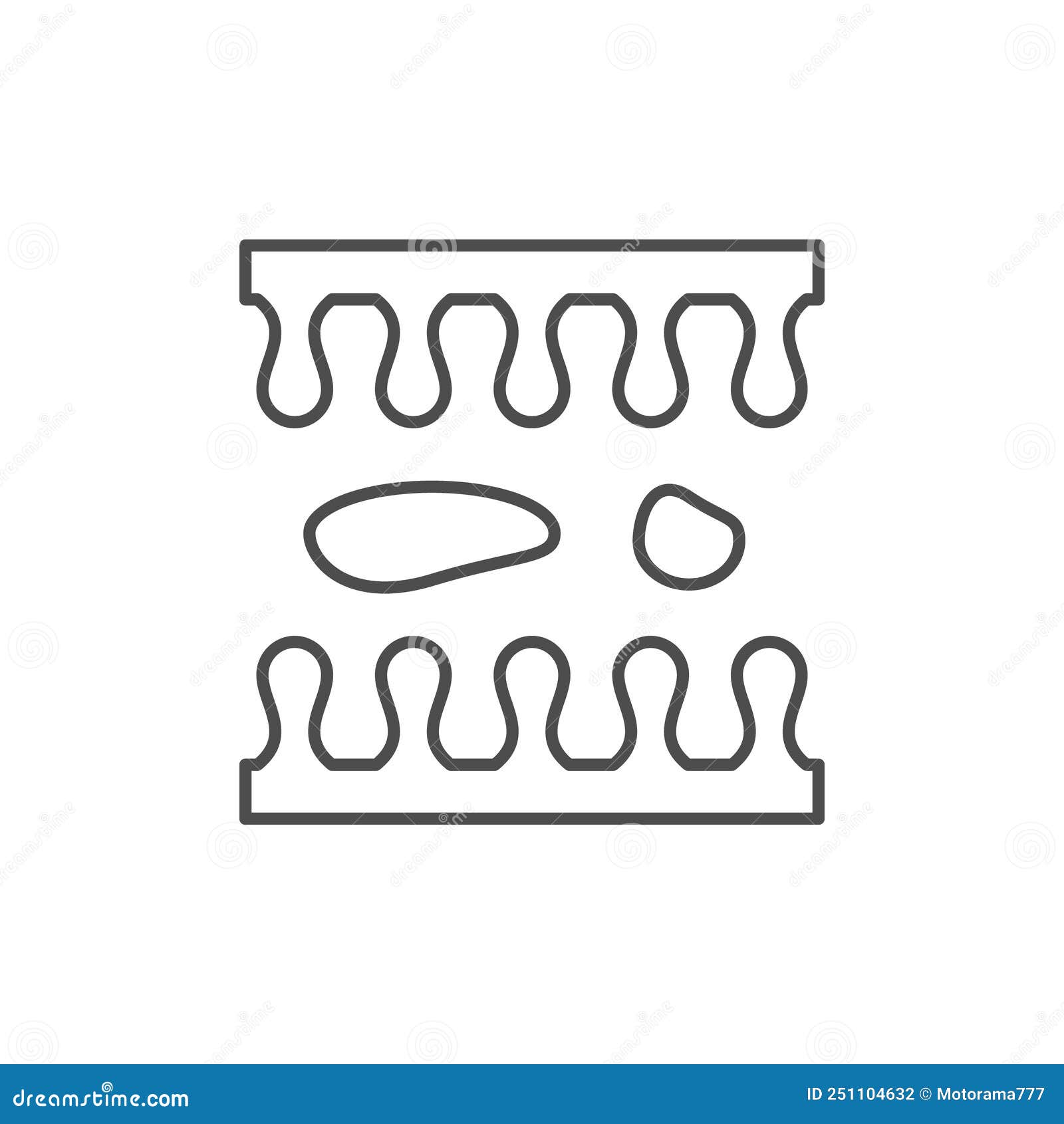 Digestion Process Graphic Icon Vector Illustration | CartoonDealer.com ...