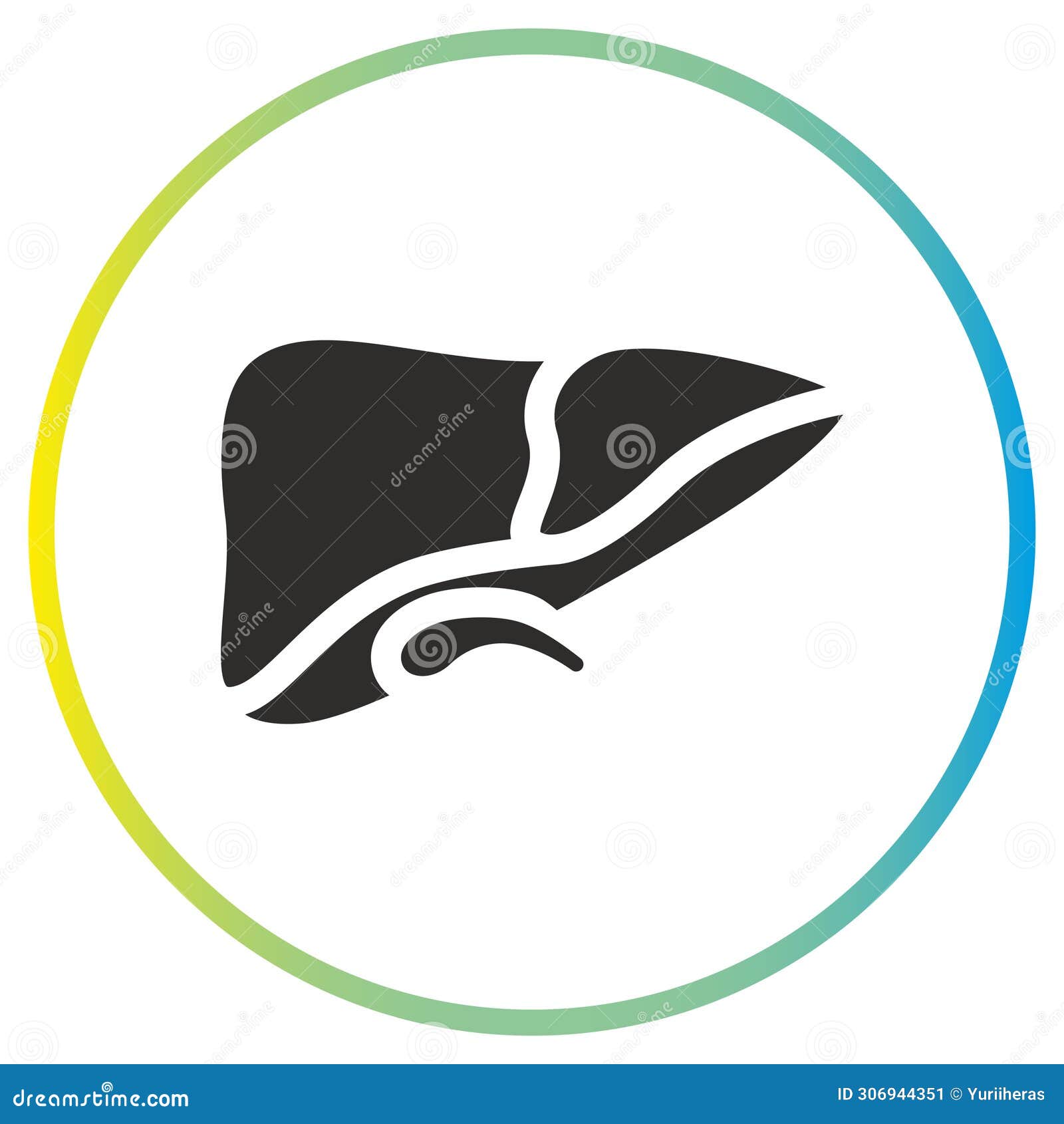 Digestive Gallbladder Icon, Structure Liver, Flat Symbol Cartoon Vector | CartoonDealer.com ...