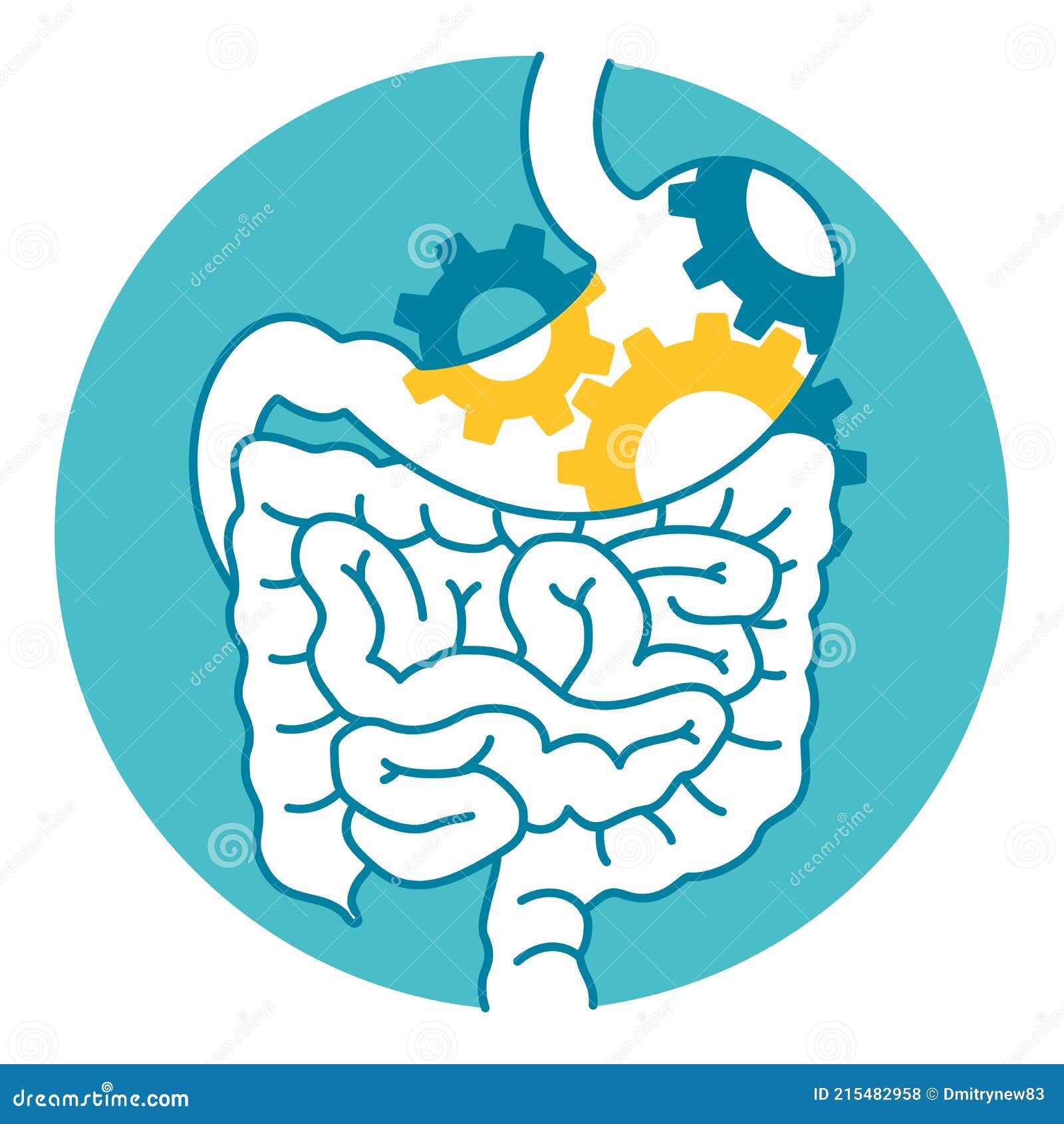 Digestive Icon - Stomach As a Gear Mechanicm Stock Vector ... Digestive Icon - Stomach As a Gear Mechanicm Stock Vector ...