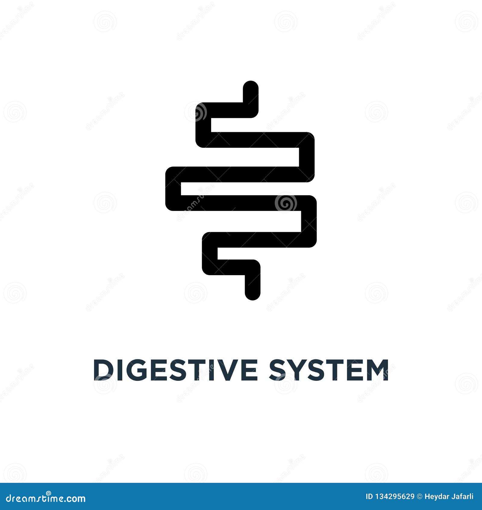 Digestive System Icon. Simple Element Illustration Stock Vector ... Digestive System Icon. Simple Element Illustration Stock Vector ...
