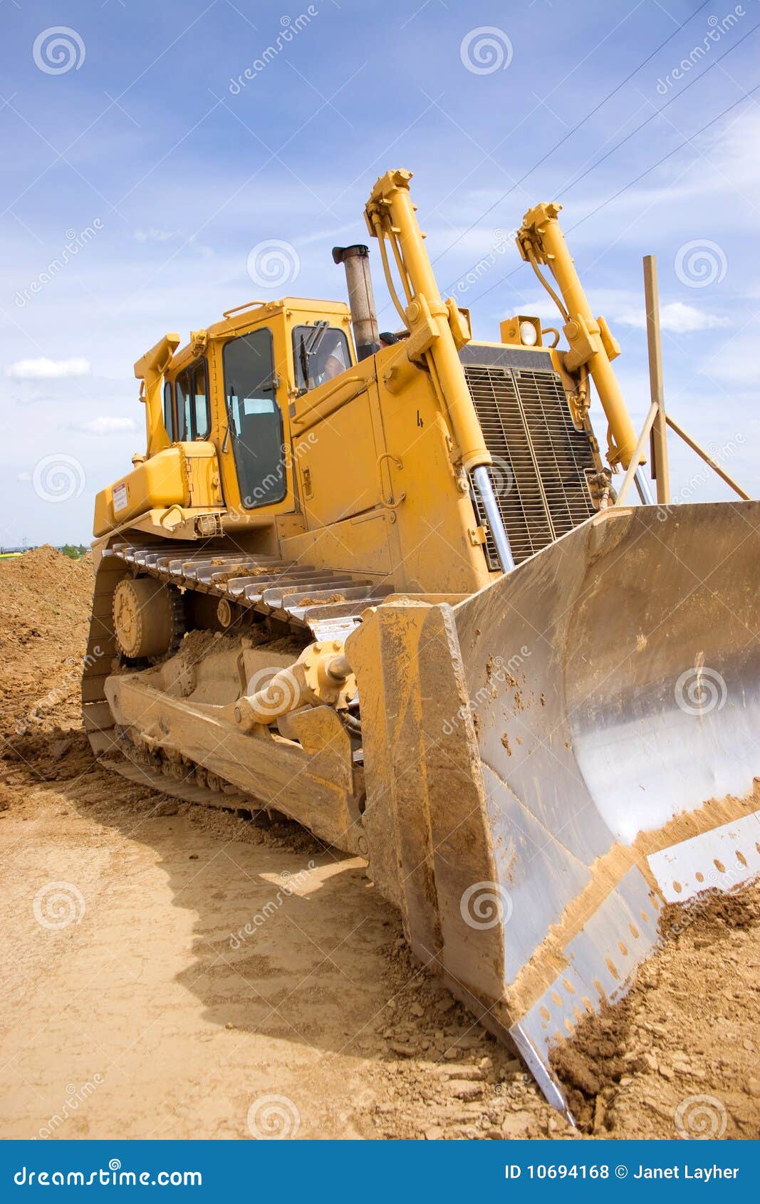 Digger stock photo. Image of occupation, land, working - 10694168