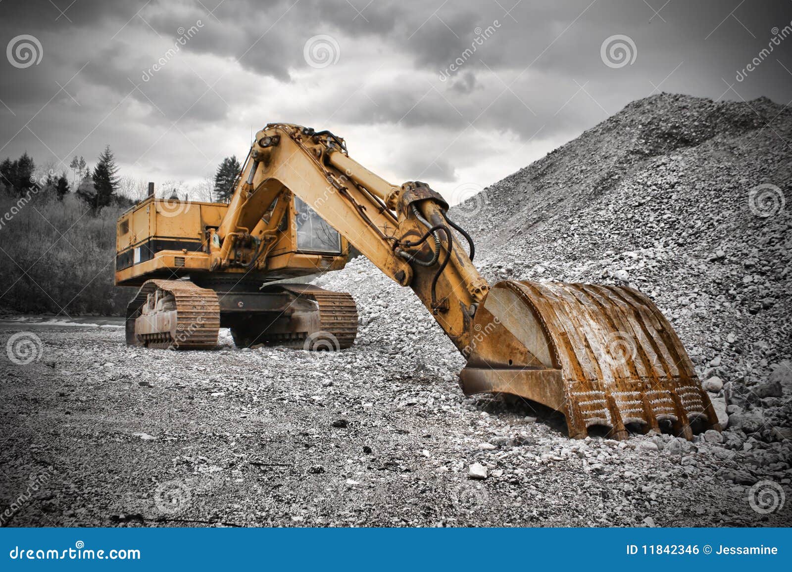Digger stock photo. Image of dirty, construction, equipment - 11842346