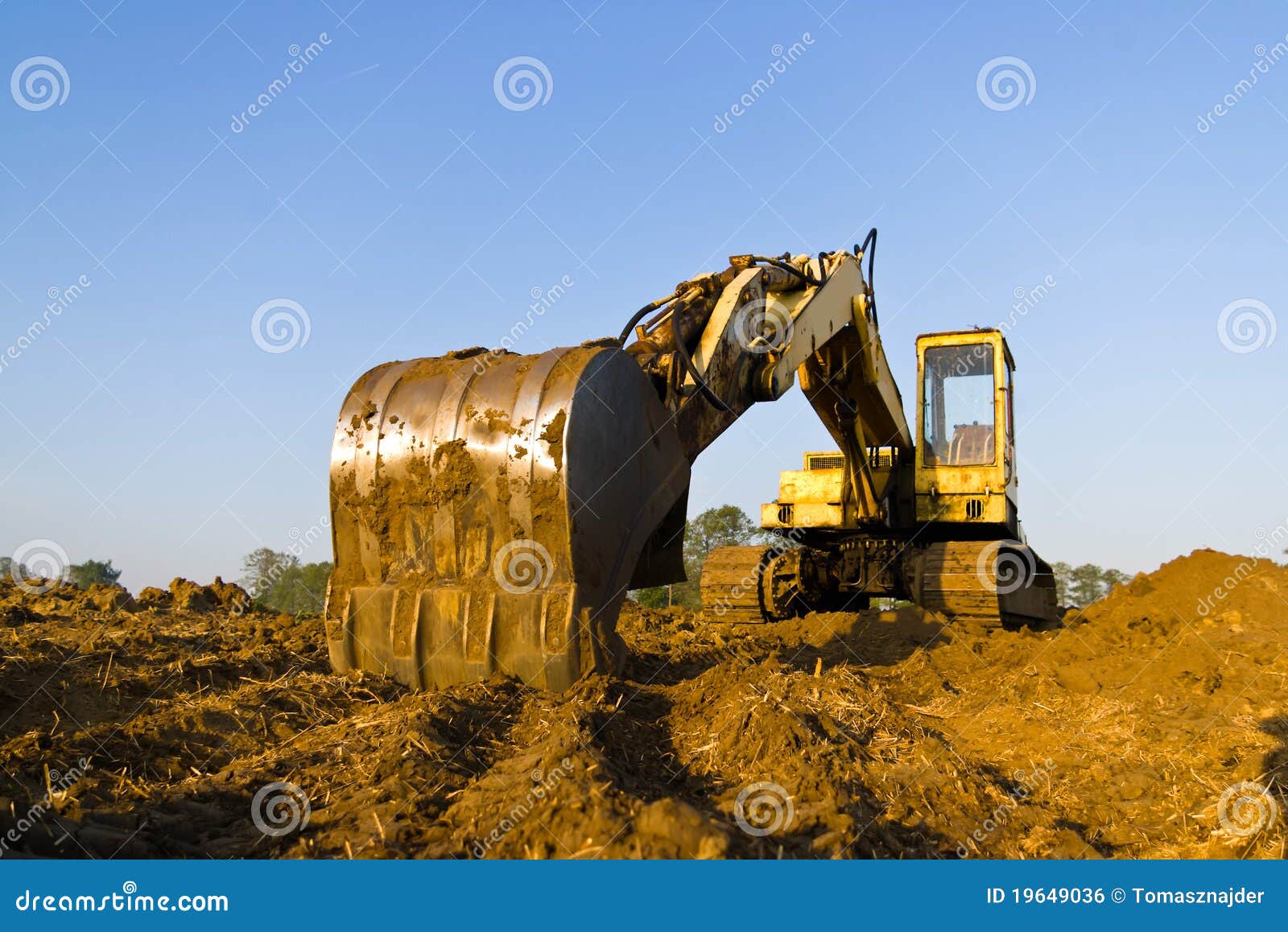Digger stock photo. Image of heavy, activity, loader - 19649036