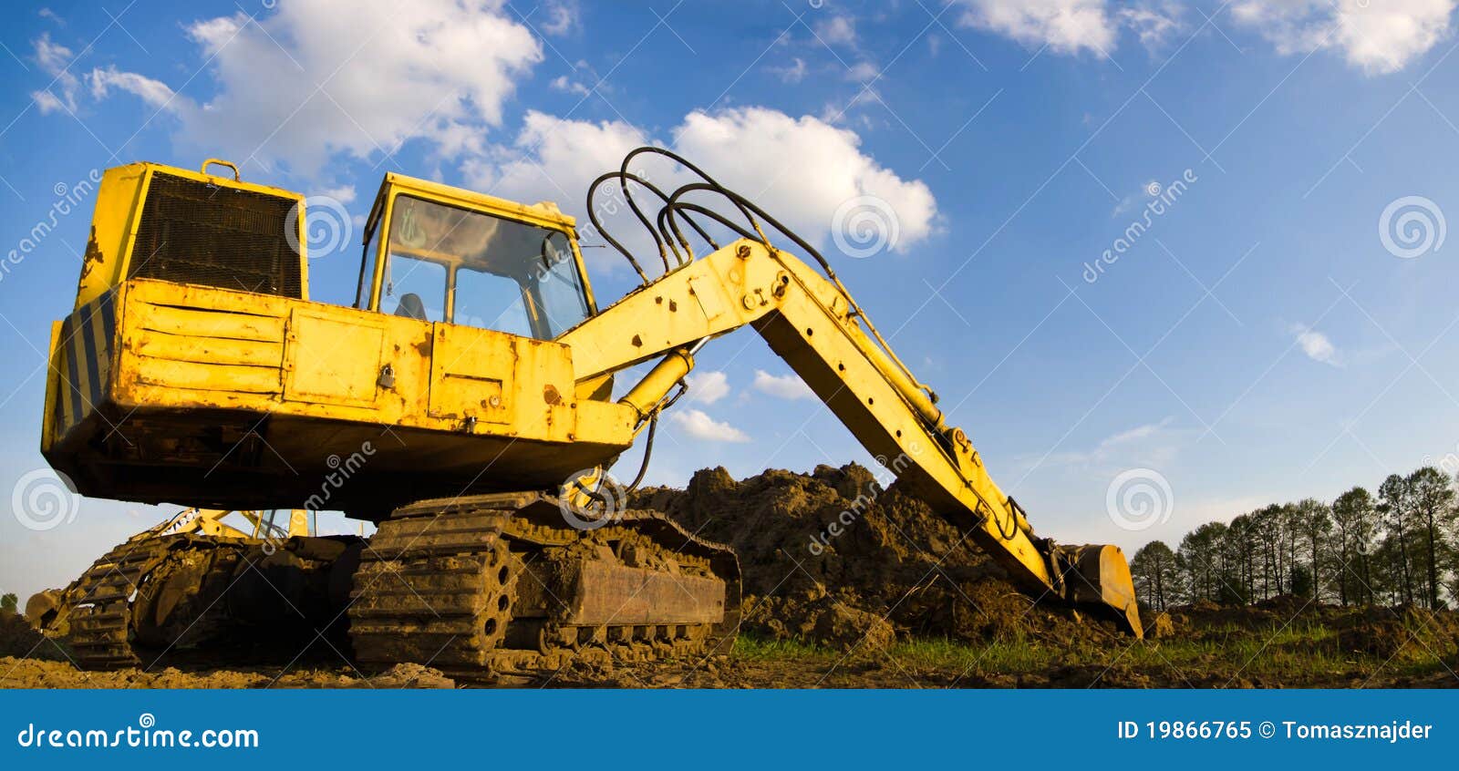 Digger stock image. Image of mover, industrial, industry - 19866765