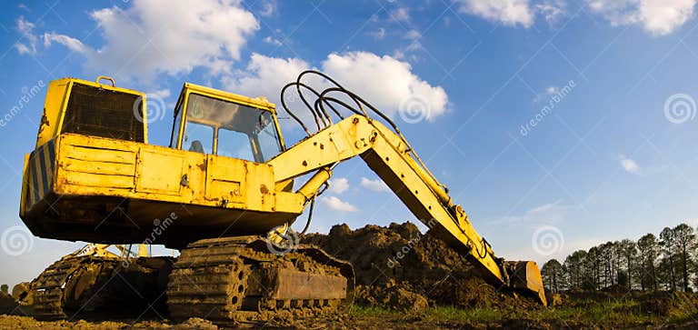 Digger stock image. Image of mover, industrial, industry - 19866765