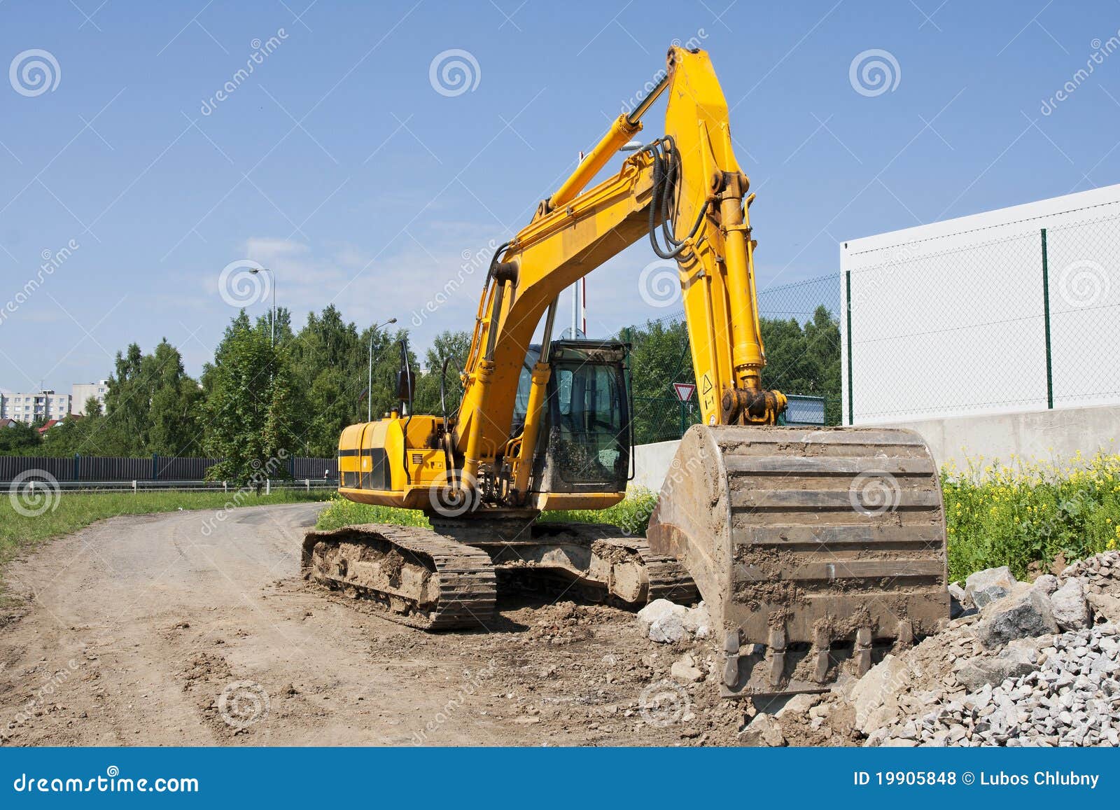 Digger stock photo. Image of technology, geology, earth - 19905848