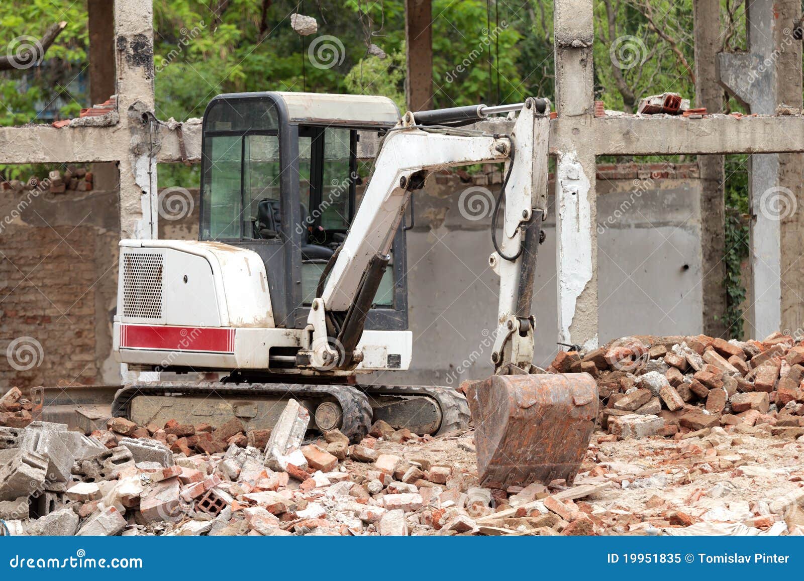 Digger stock image. Image of power, ground, work, cool - 19951835