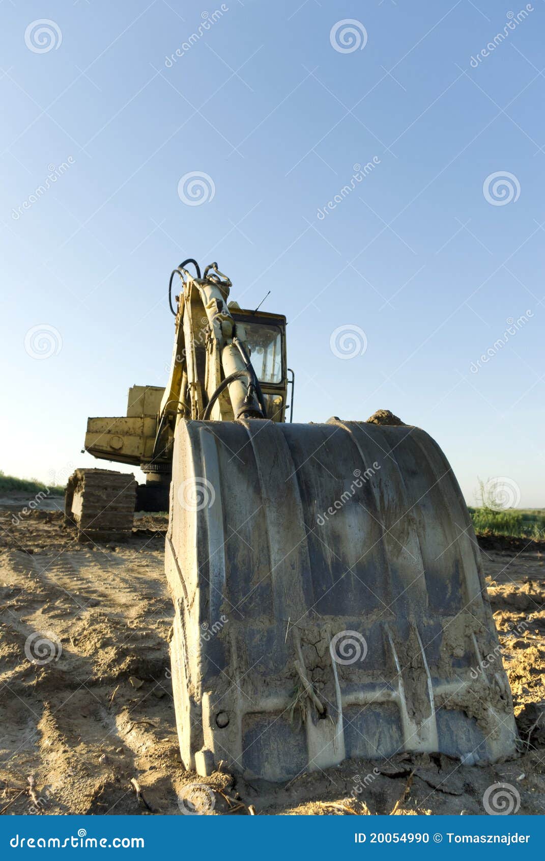 Digger stock photo. Image of contractor, hydraulic, dirt - 20054990