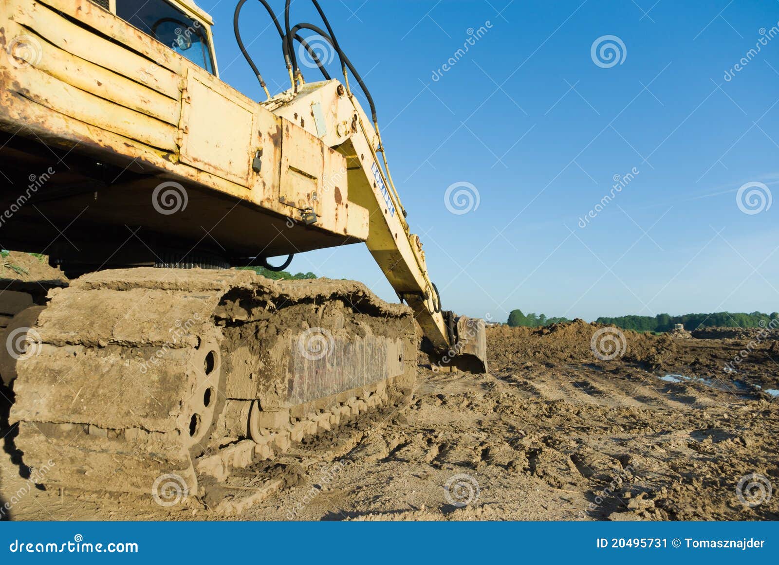 Digger stock image. Image of industry, backhoe, construction - 20495731