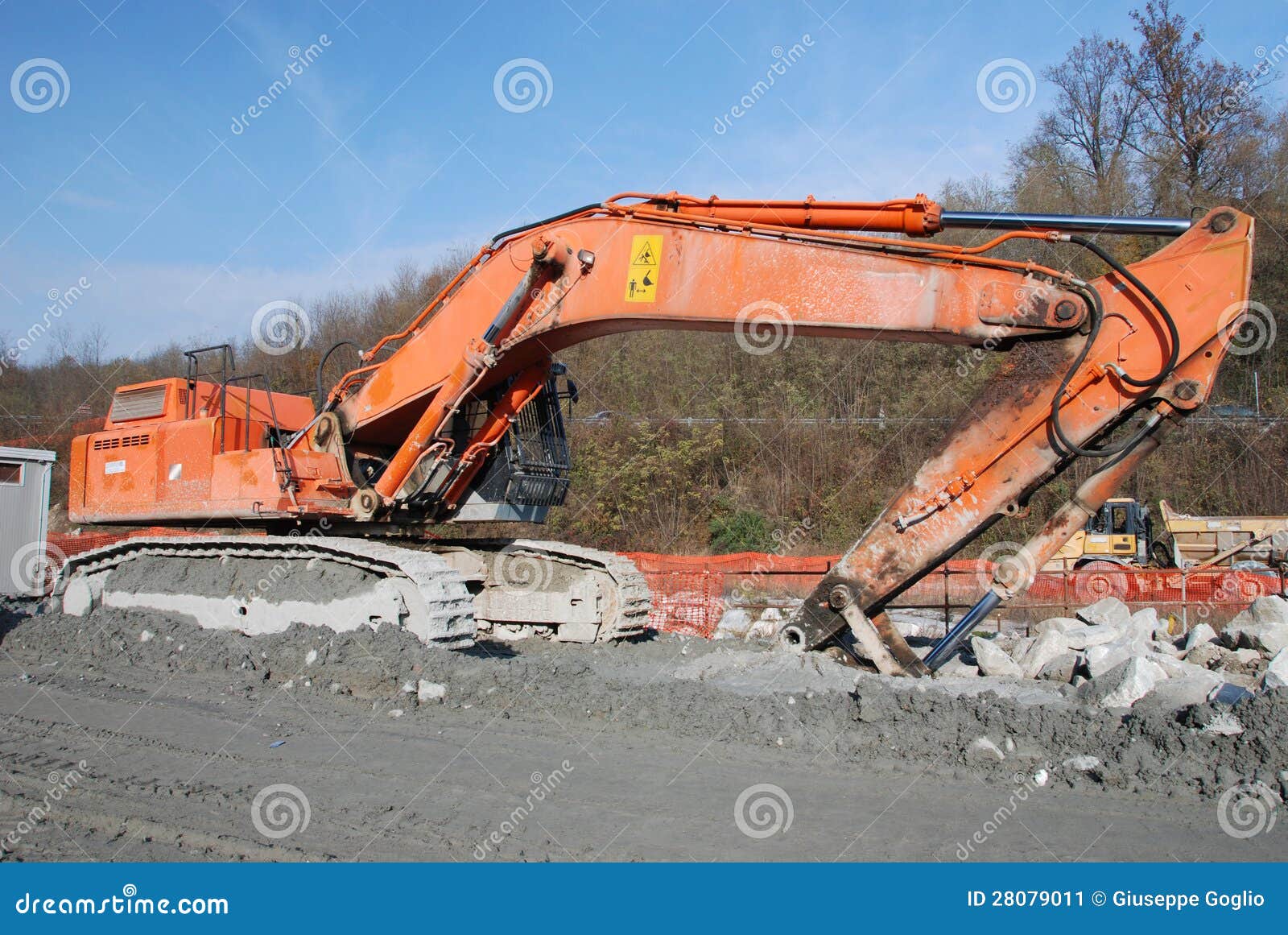 Digger stock image. Image of earth, land, huge, mover - 28079011