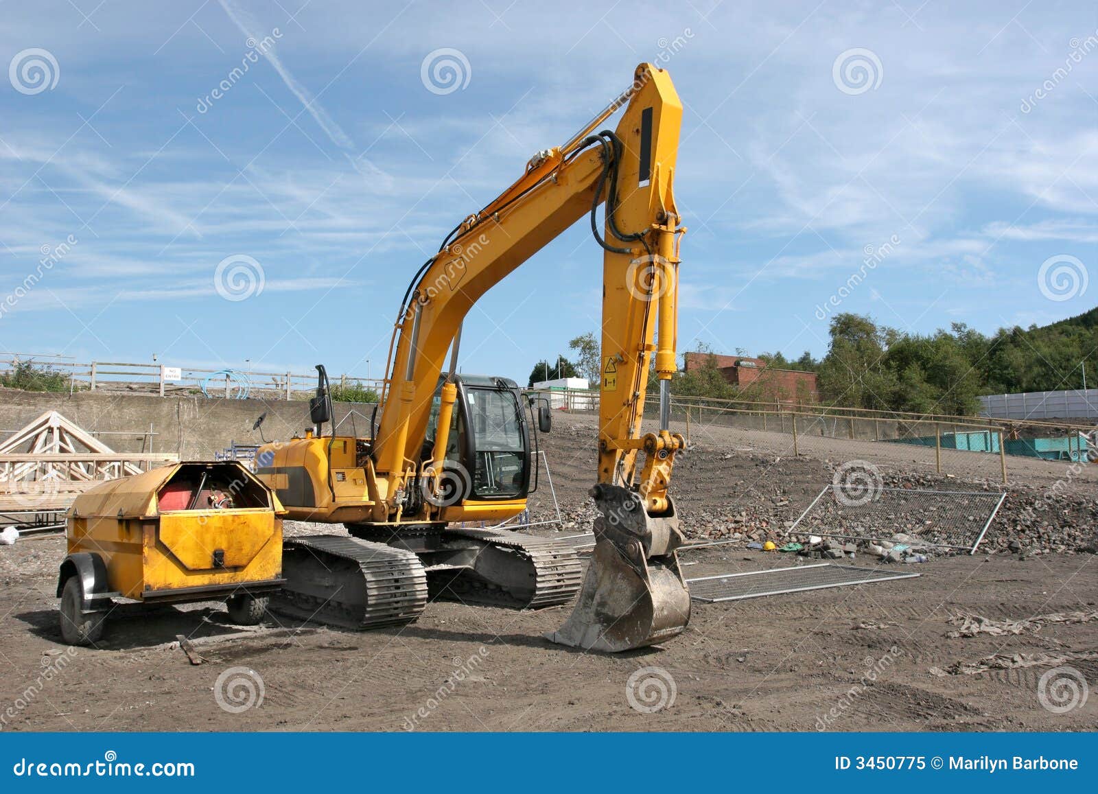Digger stock image. Image of fuel, environment, equipment - 3450775