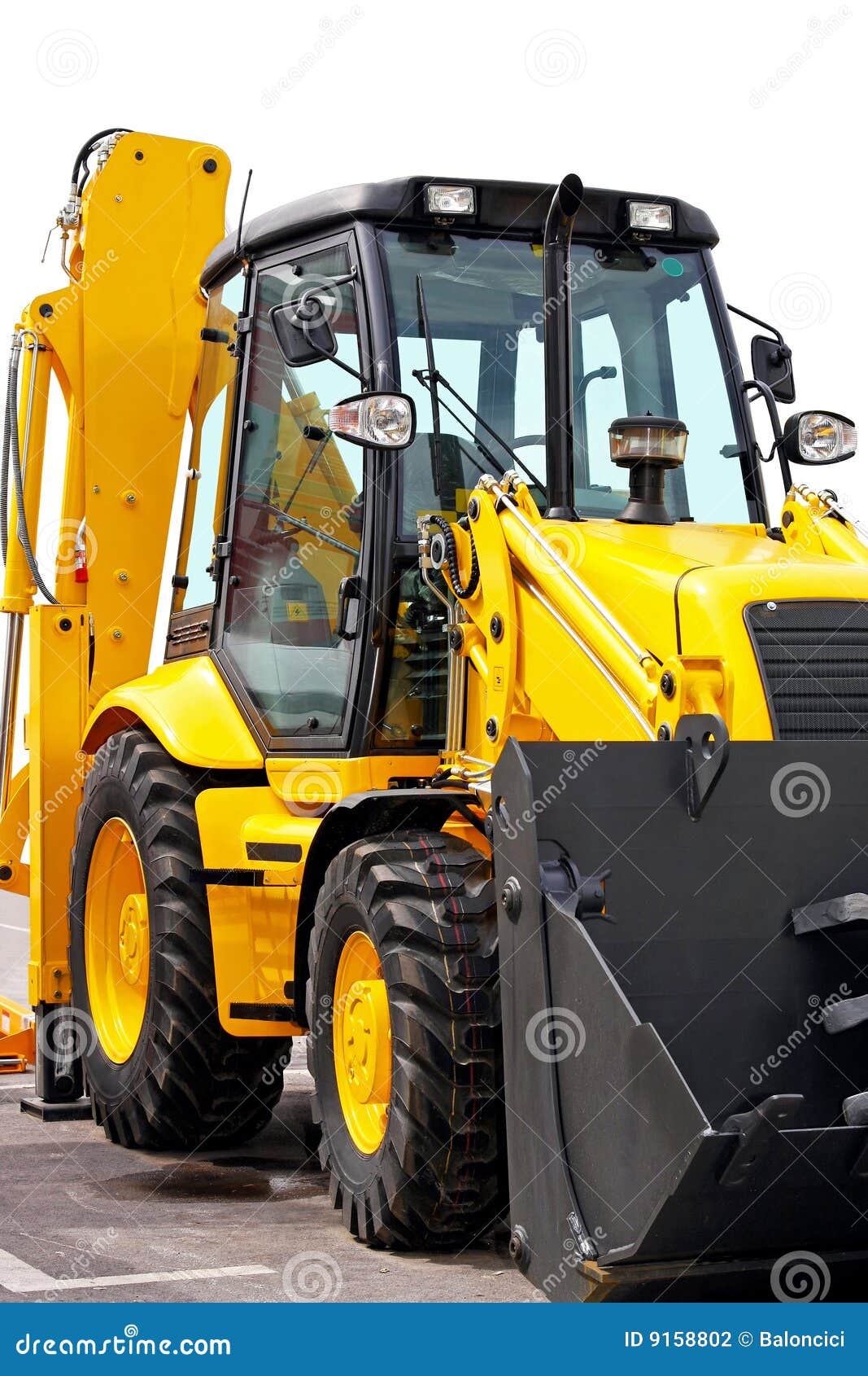 Digger stock photo. Image of truck, heavy, hydraulic, digger - 9158802