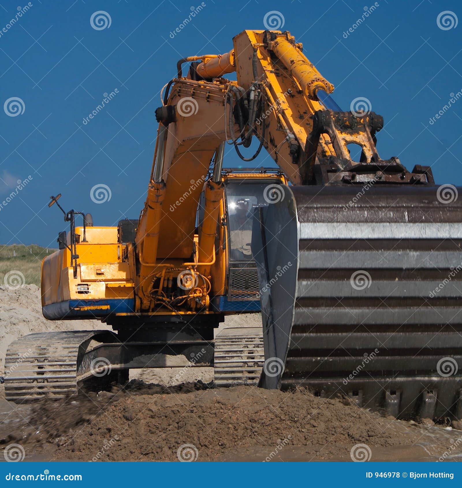 Digger stock photo. Image of construction, industrial, industry - 946978