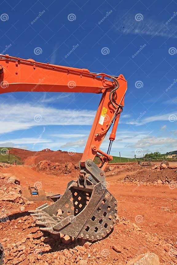 Digger arm stock photo. Image of works, bucket, tipper - 42903092