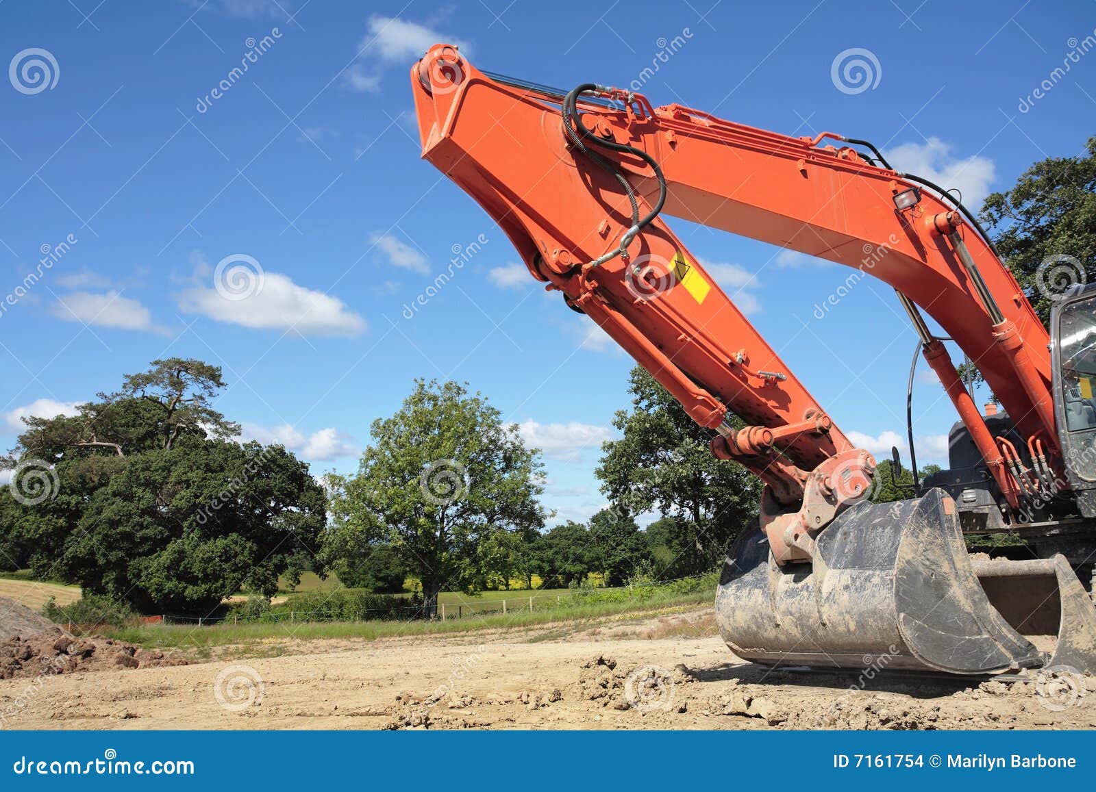 Digger Bucket stock photo. Image of equipment, construction - 7161754